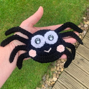 Crochet Pattern PDF | Cute Spider Applique | Halloween Motif | Spooky ...