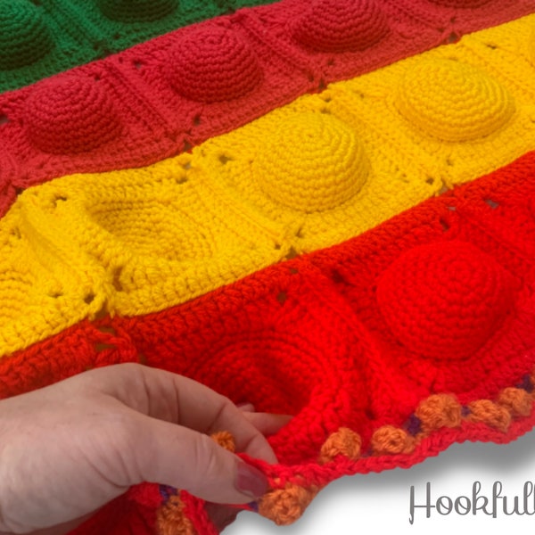 Crochet Pattern Fidget Blanket - Etsy