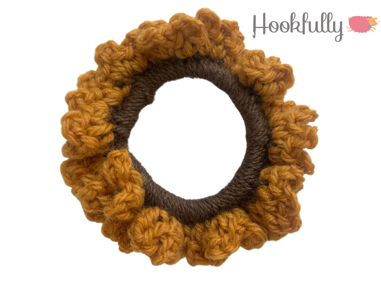 PDF Crochet Pattern | Sunflower Crunchies | Easy Summer Hair Accessory ...