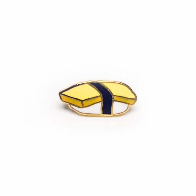 Tamago (egg) Sushi Enamel Pin - Etsy