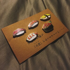 Sushi Omakase Enamel Pin Set - Etsy Singapore