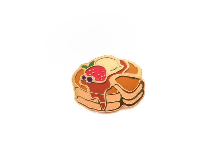 Pancake Enamel Pin - Etsy