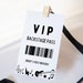 Rock and Roll VIP Backstage Pass, Rock N Roll Party All Access Pass ...