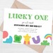 Lucky Charm Editable Food Tent, Lucky One Decorations, St. Patricks Day ...