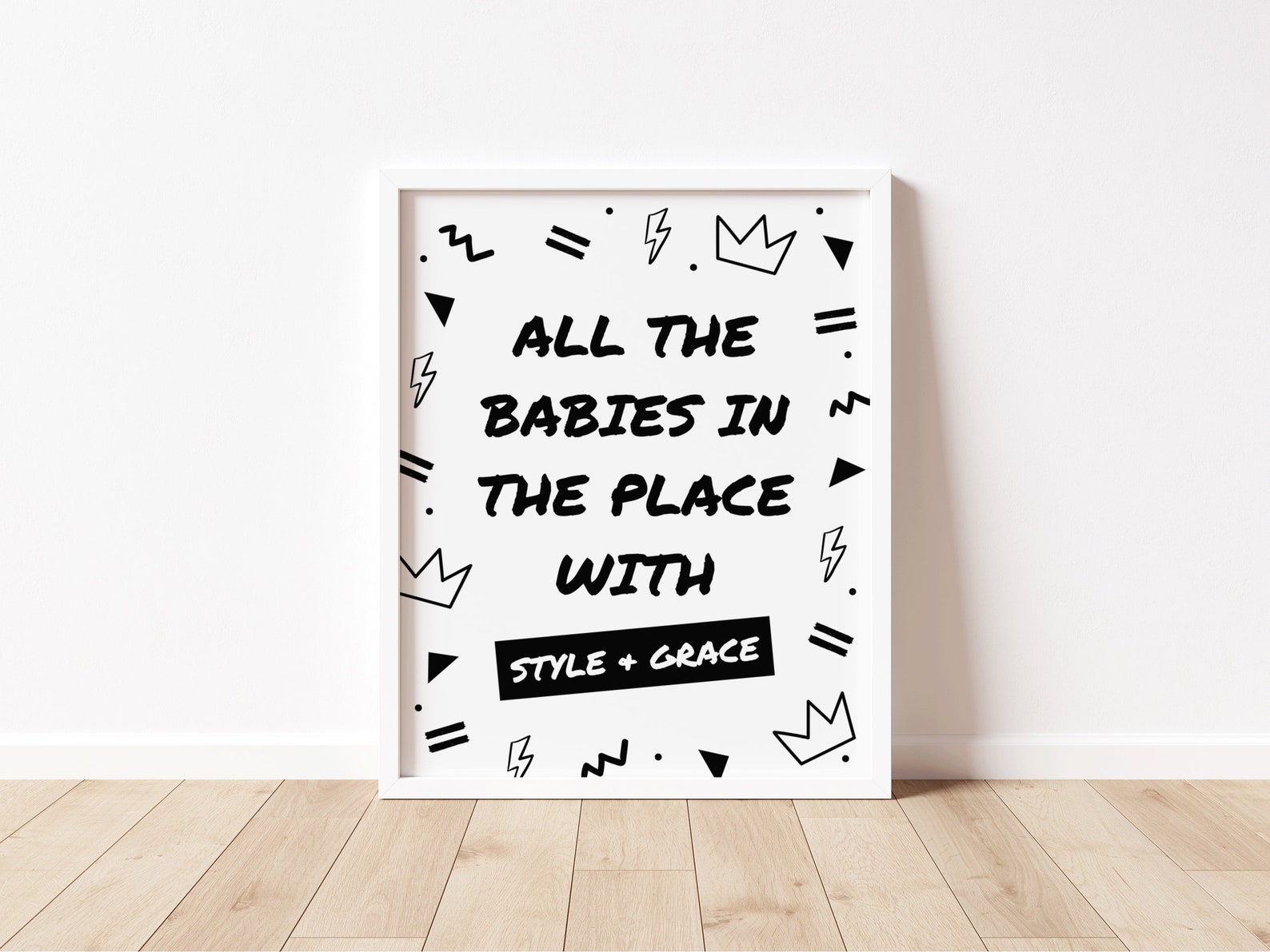 The Big One Birthday Sign Bundle, Notorious One Party Decorations, Big ...