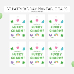 Printable Saint Patrick's Day Tag, St. Patricks Day Tag, Saint Patricks ...