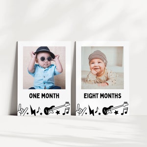 Rock and Roll Thank You Tag Rock N Roll Favor Tag Rocker - Etsy