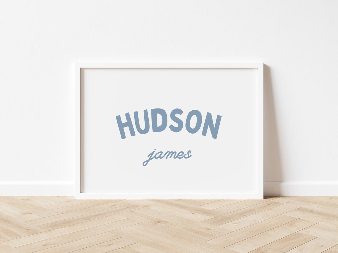 Personalized Initial and Name Digital Print, Name Wall Art Printable ...