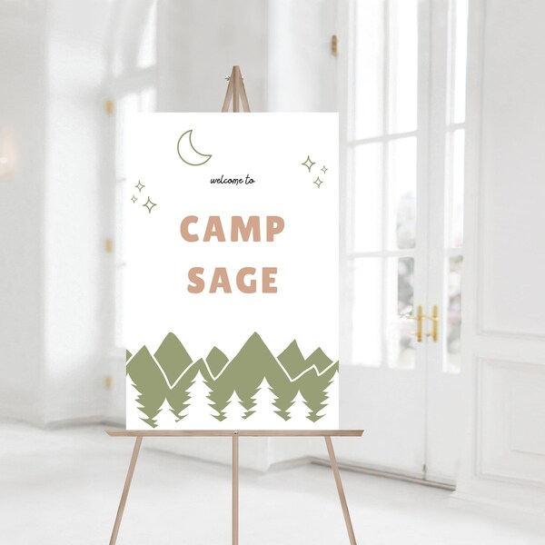 Welcome Camper Sign - Etsy