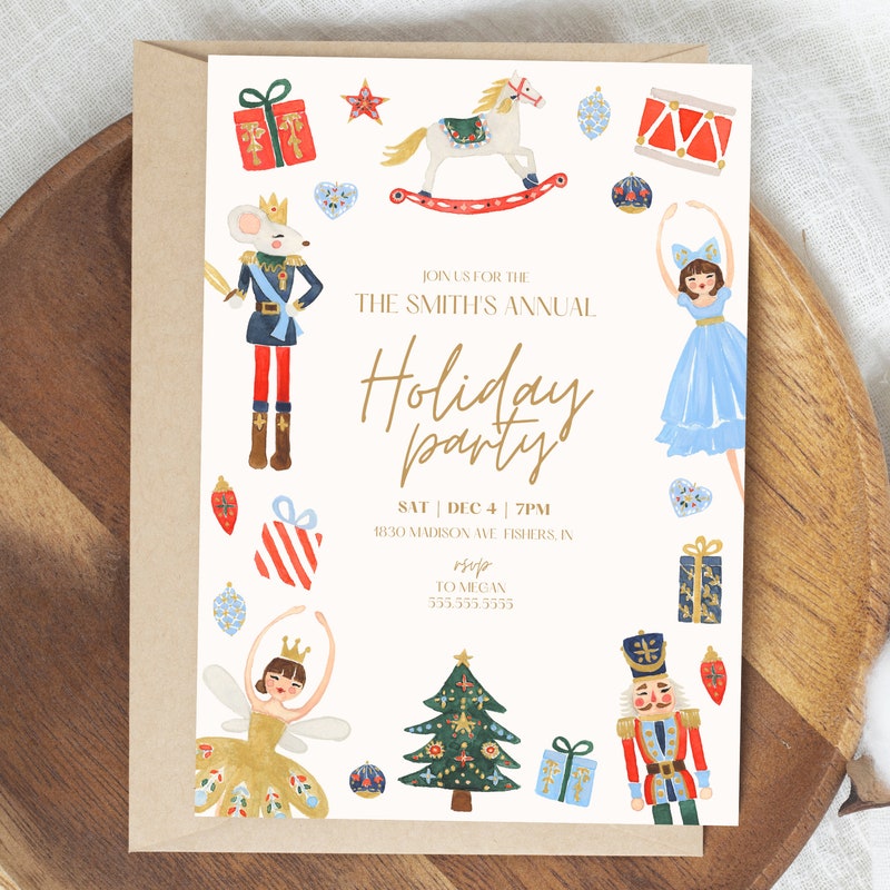 Nutcracker Invitation - Etsy