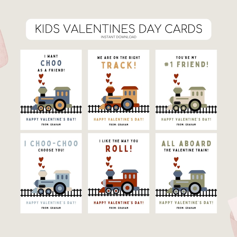 Train Valentine - Etsy