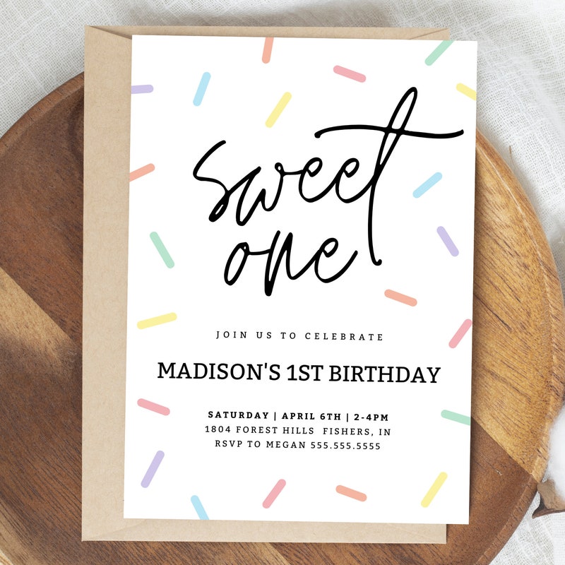 Sweet One - Etsy