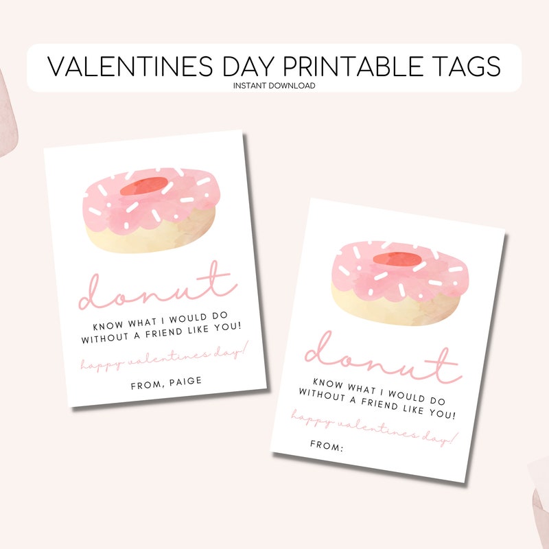 Donut Printable - Etsy