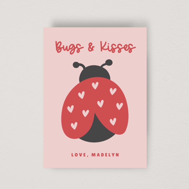 Ladybug Valentine - Etsy