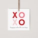 Printable Valentine's Day Tag, XOXO Valentines Day Tag, Valentine Gift ...