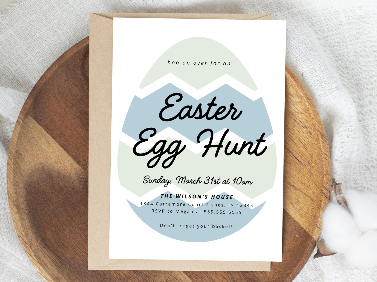 Easter Egg Hunt Invitation, Modern Easter Egg Invite, Egg Hunt, Easter ...