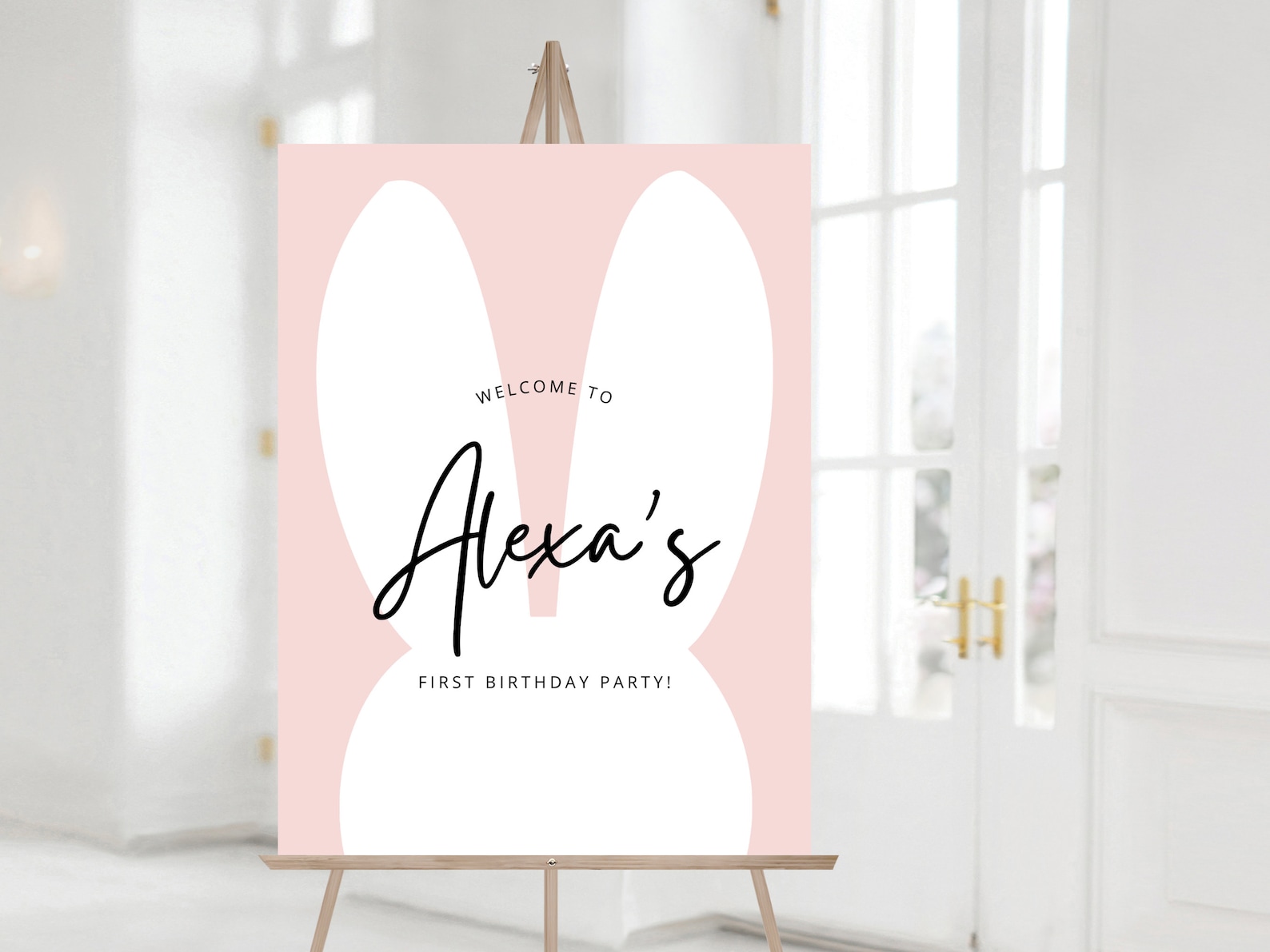 Bunny Birthday Thank You Tag, Some Bunny Birthday Favor Tag, Some Bunny ...