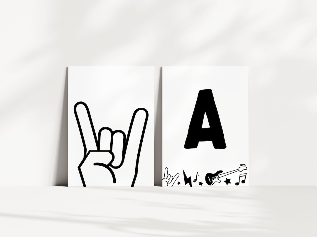 Rock and Roll Banner, Rock N Roll Party Decor, Rocker Birthday ...