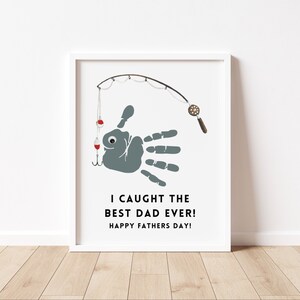 Printable Fathers Day Handprint Craft, Father's Day Craft, Fathers Day ...