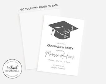 Graduation Invitation Open House - Etsy