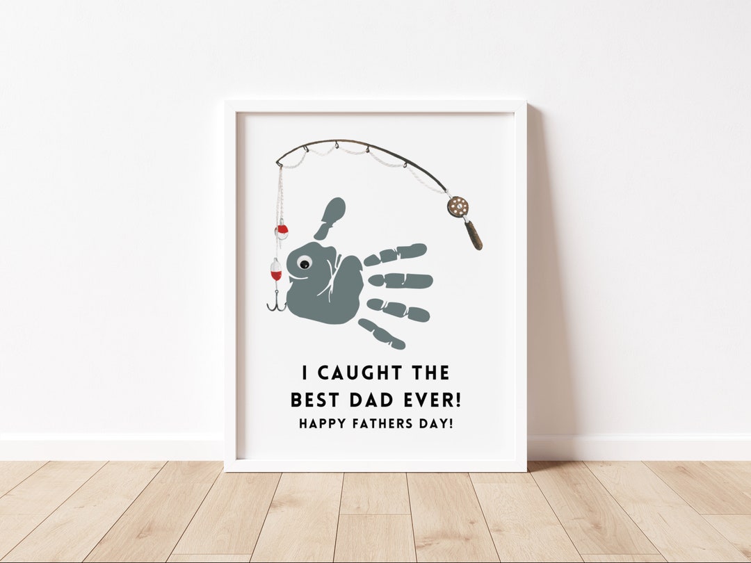 Printable Fathers Day Handprint Craft, Father's Day Craft, Fathers Day ...