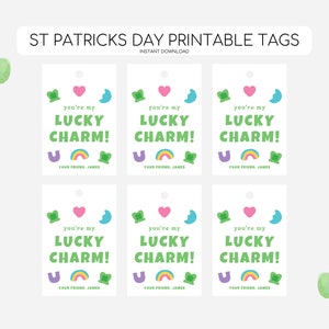 Printable Saint Patrick's Day Tag, St. Patricks Day Tag, Saint Patricks ...