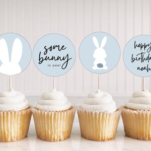 Bunny Birthday Thank You Tag, Some Bunny Birthday Favor Tag, Bunny ...