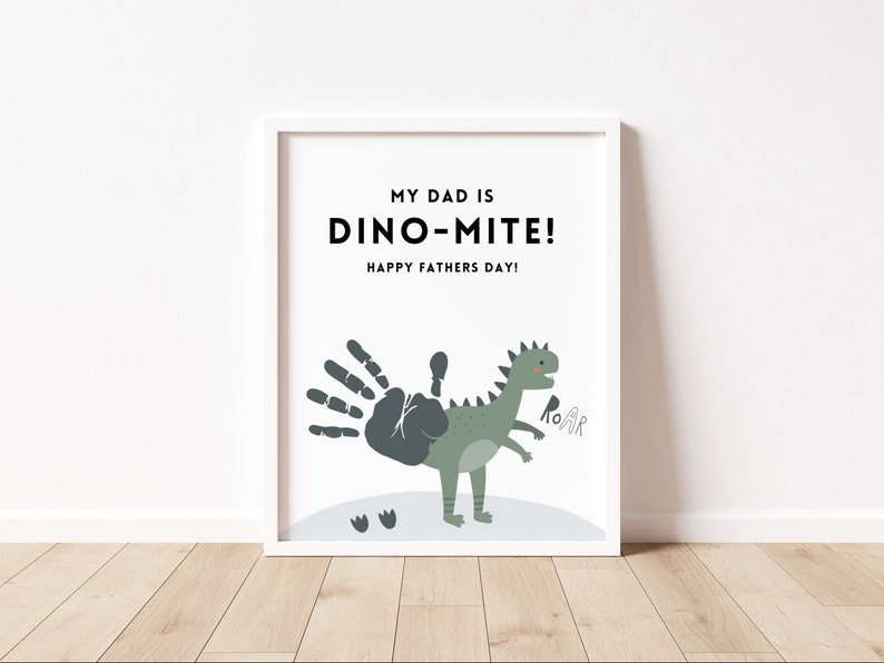 Printable Fathers Day Handprint Craft, Father's Day Craft, Fathers Day ...