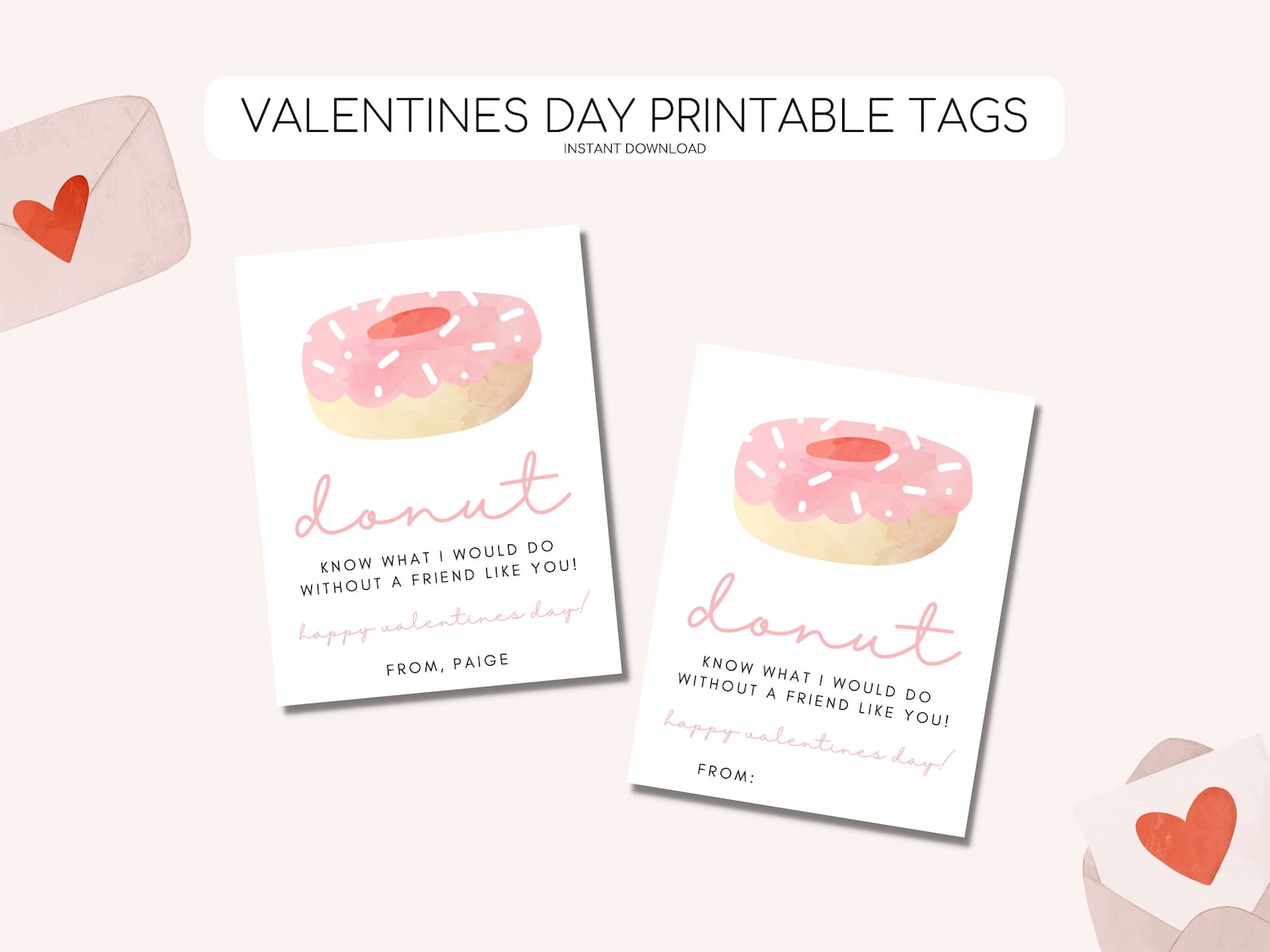 Printable Valentine's Day Tag Sweet Treat Valentines Day - Etsy