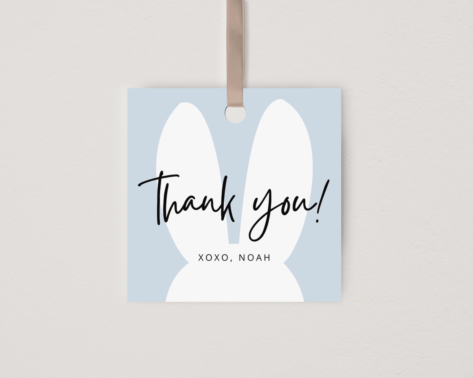 Bunny Birthday Thank You Tag, Some Bunny Birthday Favor Tag, Bunny ...
