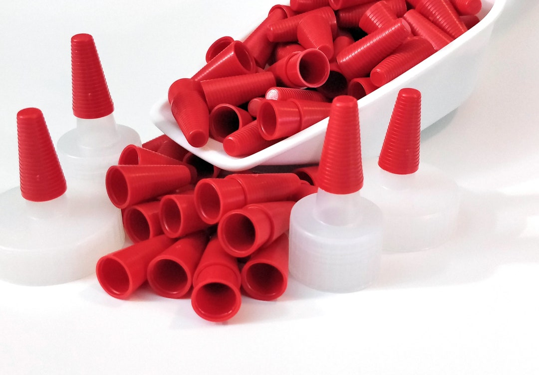 Yorker Dispensing Caps Long Overcap Red Sealer Tip Cap Replacement ...