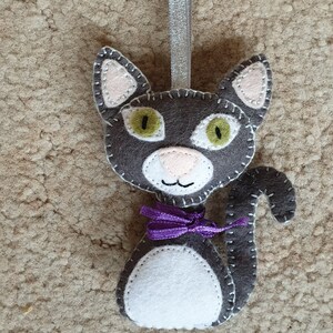 Make Your Own Cute Cat Felt Kit/ Sewing Kit / Cute Cat / Hand Sewing ...