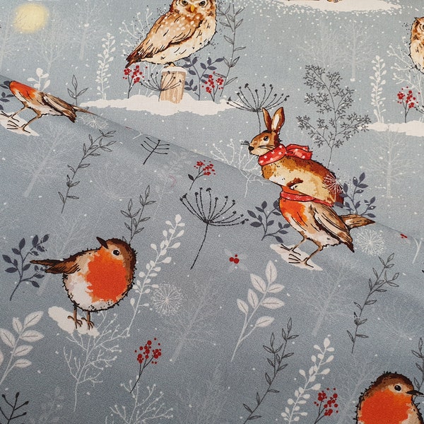 Winter Fabric - Etsy