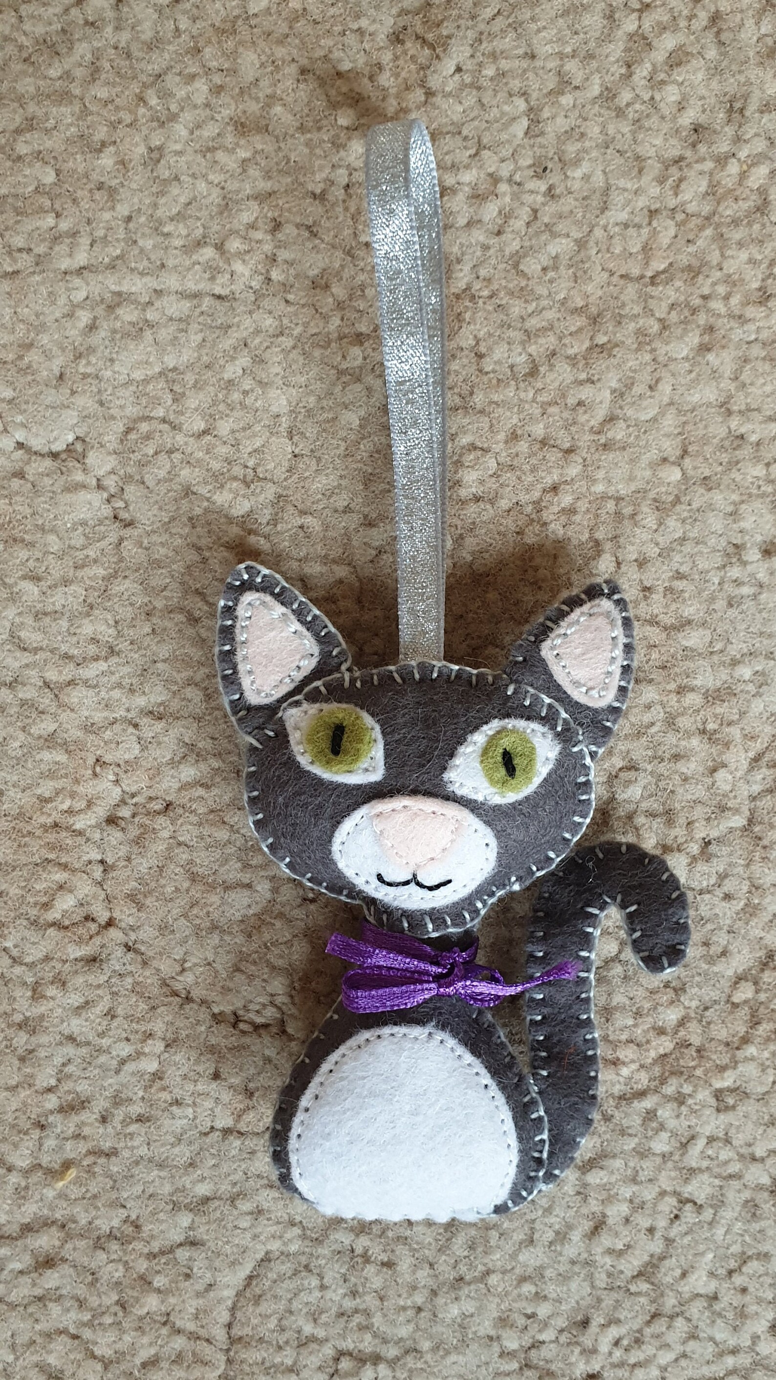 Make Your Own Cute Cat Felt Kit/ Sewing Kit / Cute Cat / - Etsy