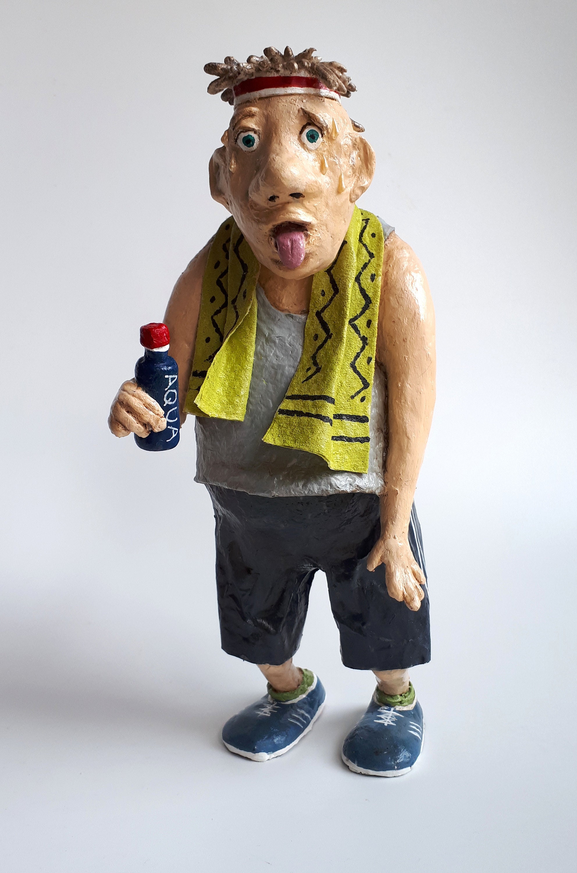 The Price of Fitness- Paper Mache Sculpture, - Etsy