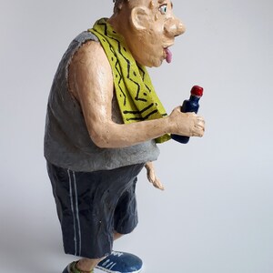 The Price of Fitness- Paper Mache Sculpture, - Etsy