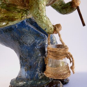 A Bewildered Fisherman-paper Mache Sculpture - Etsy