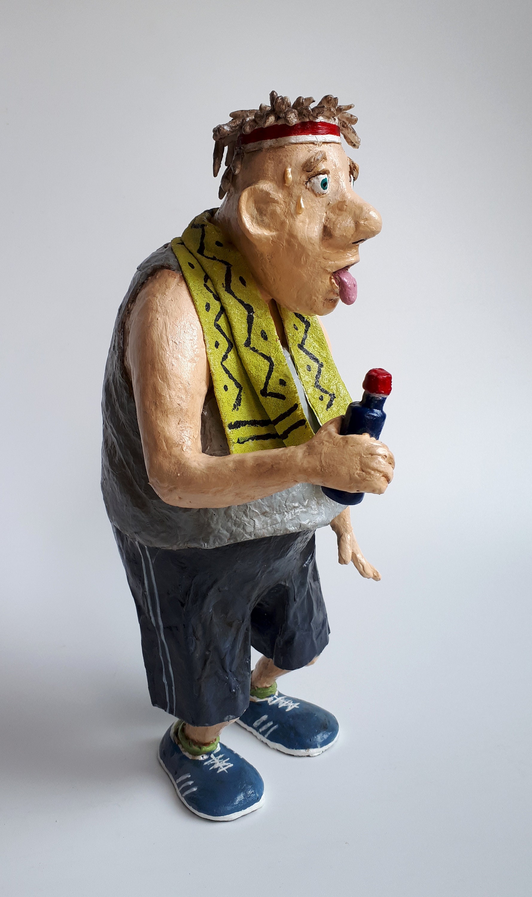 The Price of Fitness- Paper Mache Sculpture, - Etsy