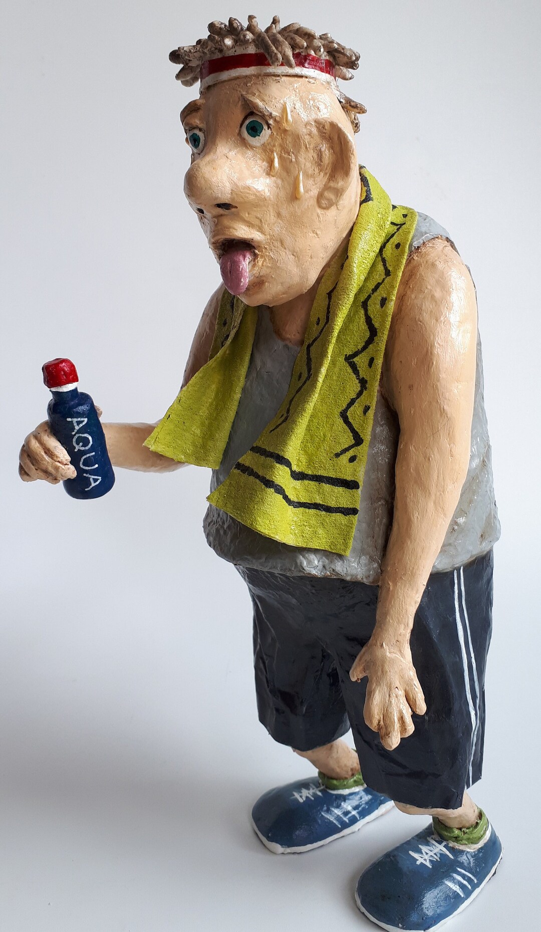 The Price of Fitness- Paper Mache Sculpture, - Etsy