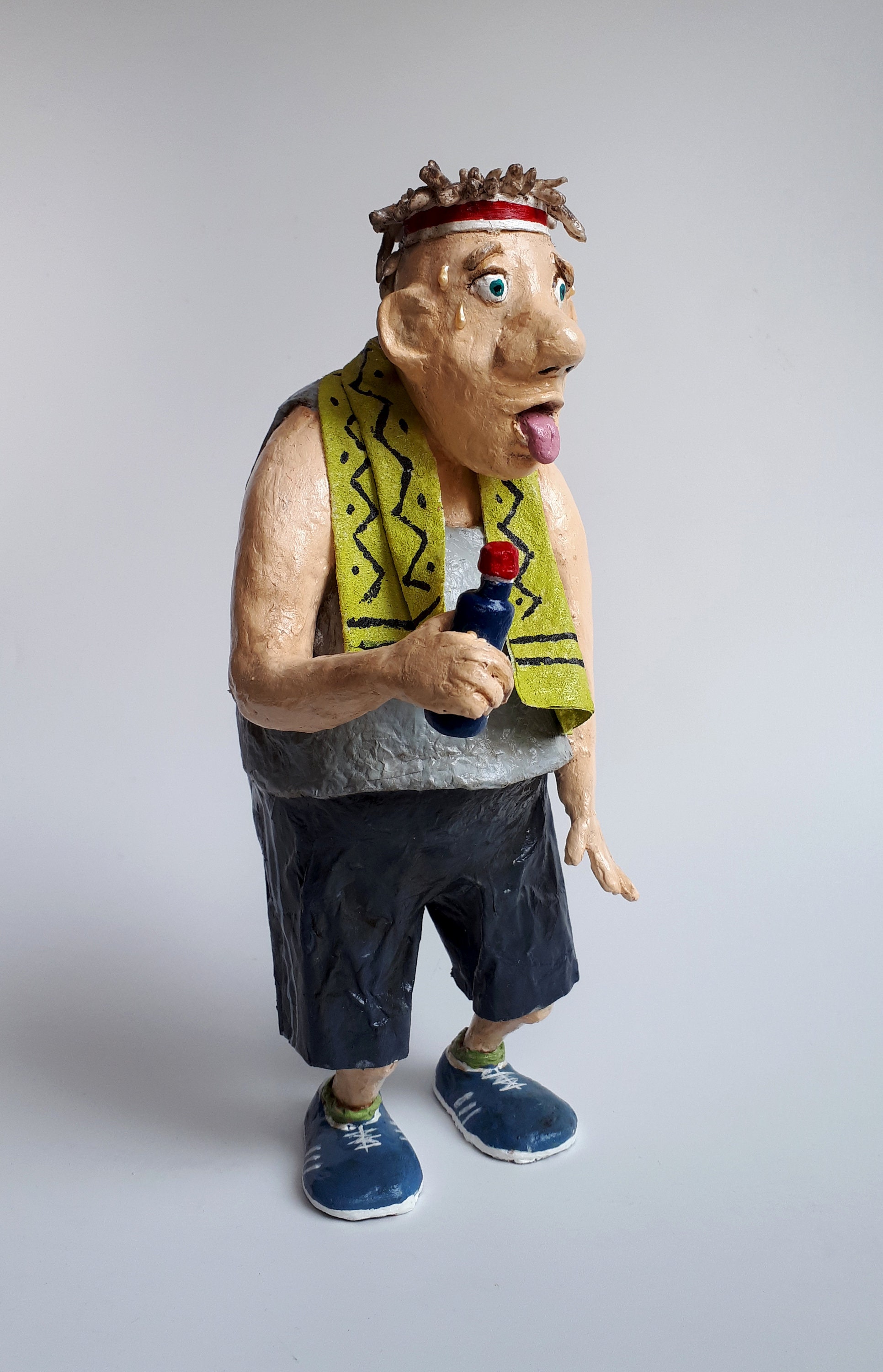 The Price of Fitness- Paper Mache Sculpture, - Etsy