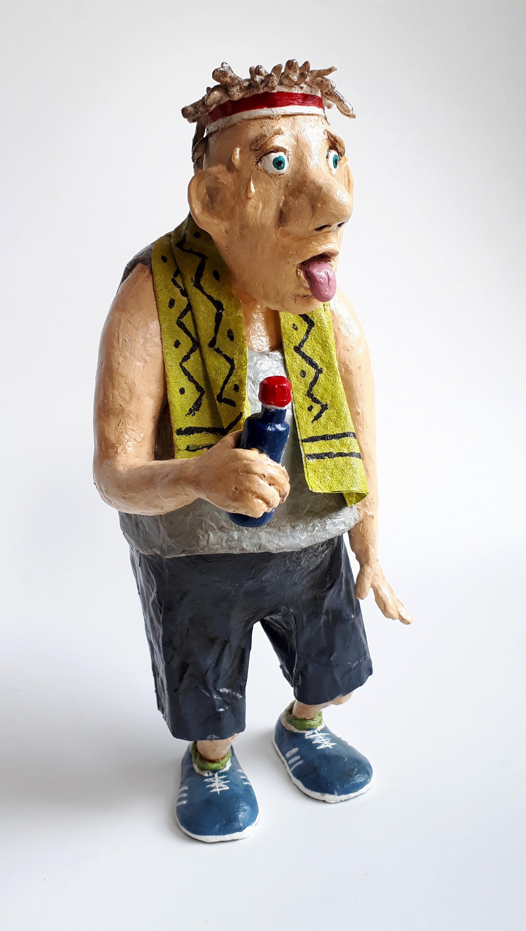 The Price of Fitness- Paper Mache Sculpture, - Etsy