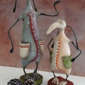 Weird Creachers-paper Mache Sculpture - Etsy