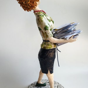 The Diligent Secretary Paper Mache Sculpture. - Etsy