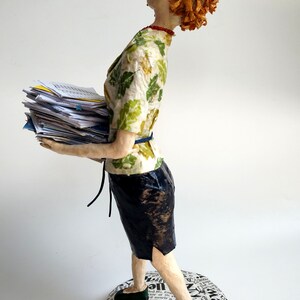 The Diligent Secretary Paper Mache Sculpture. - Etsy
