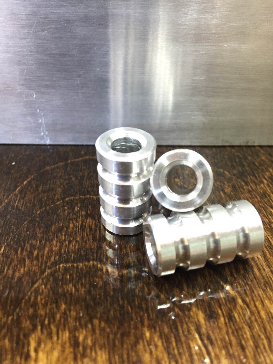 Streak Pink EDC Bead / Every Day Carry / Paracord Bead / Aluminum ...