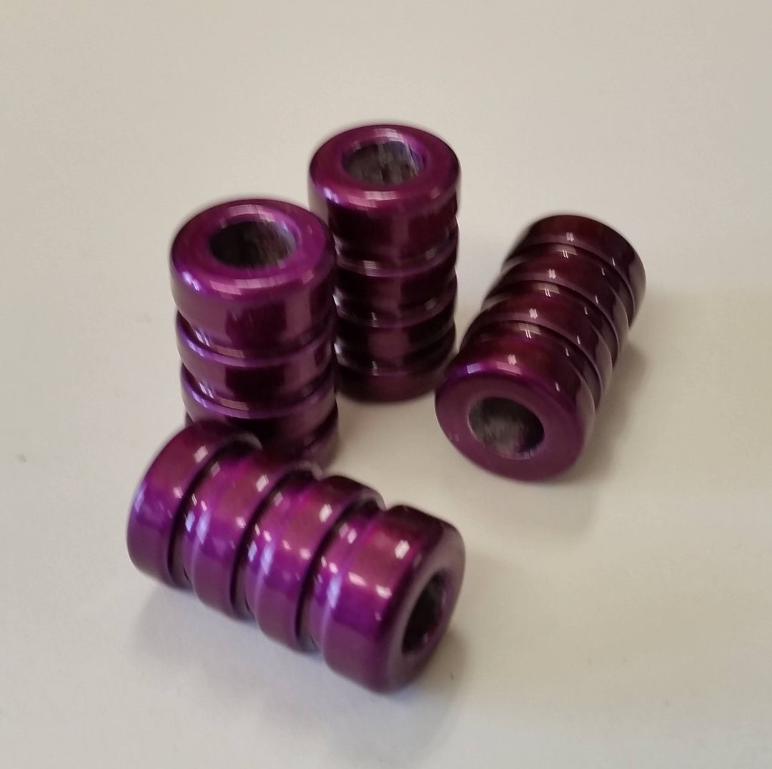 Streak Illusion Purple EDC Bead / Every Day Carry / Paracord Bead / CNC ...