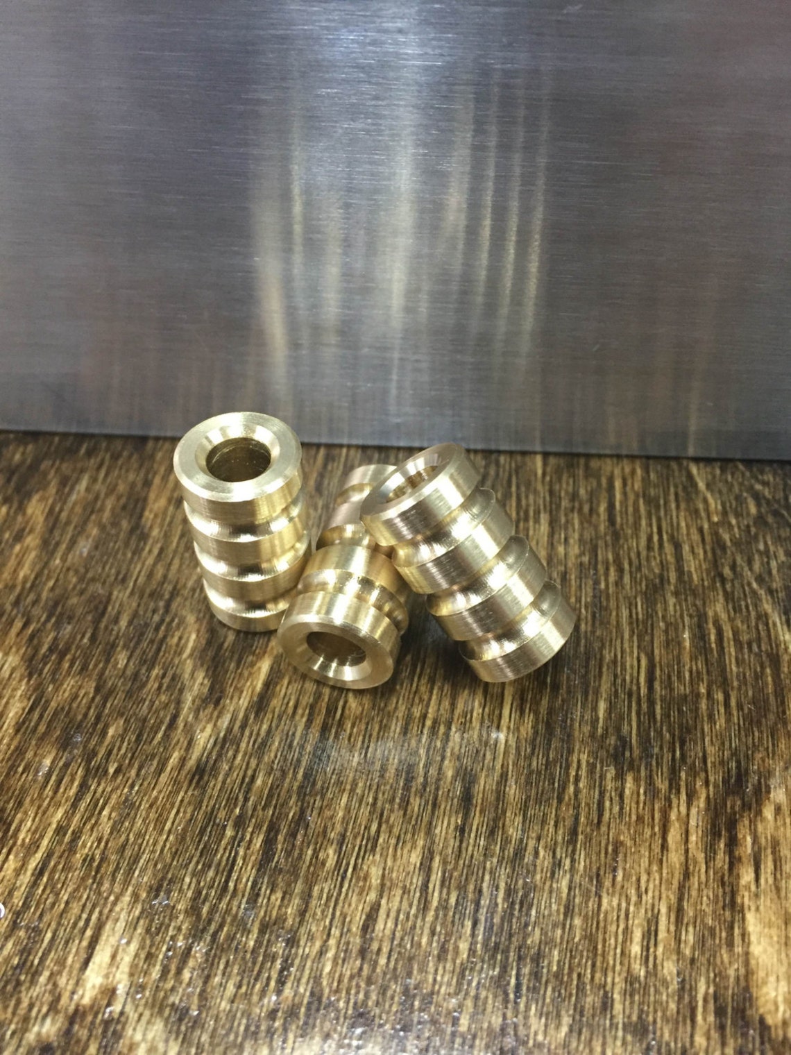 Streak Brass EDC Bead / Every Day Carry / Paracord Bead / | Etsy