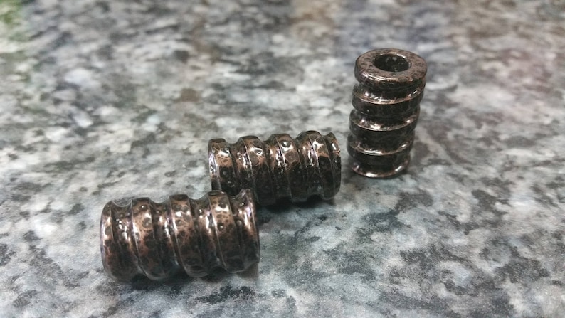 Corkscrew Copper Vein EDC Bead / Every Day Carry / Paracord Bead / CNC ...