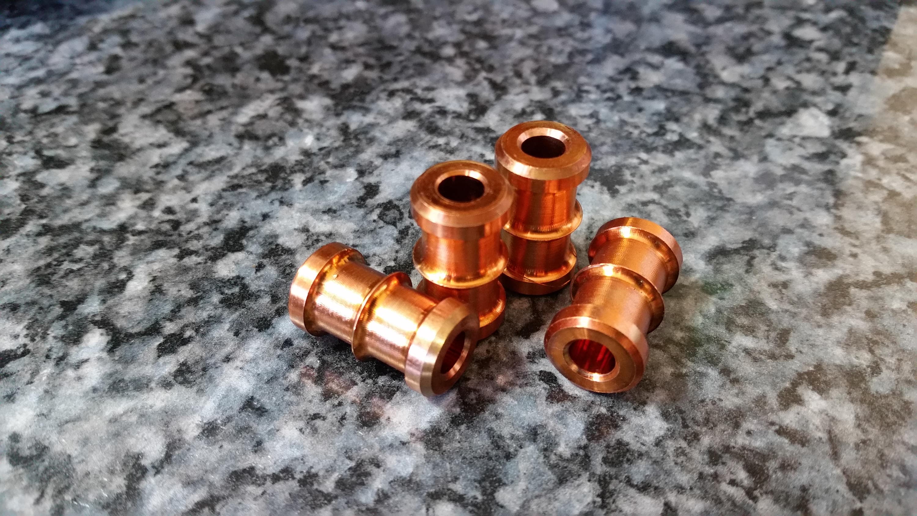 Wing Copper EDC Bead / Every Day Carry / Paracord Bead / Metal Bead ...