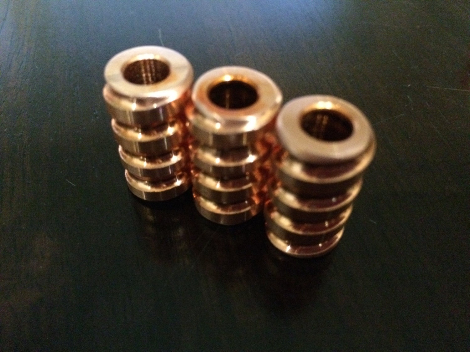 Corkscrew Copper EDC Bead / Every Day Carry / Paracord Bead / | Etsy